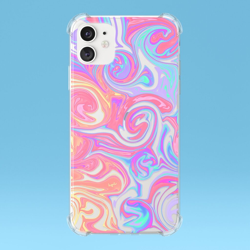 Cotton Candy Phone Case - Happy Side Up - Phone cases, tote bags, and more