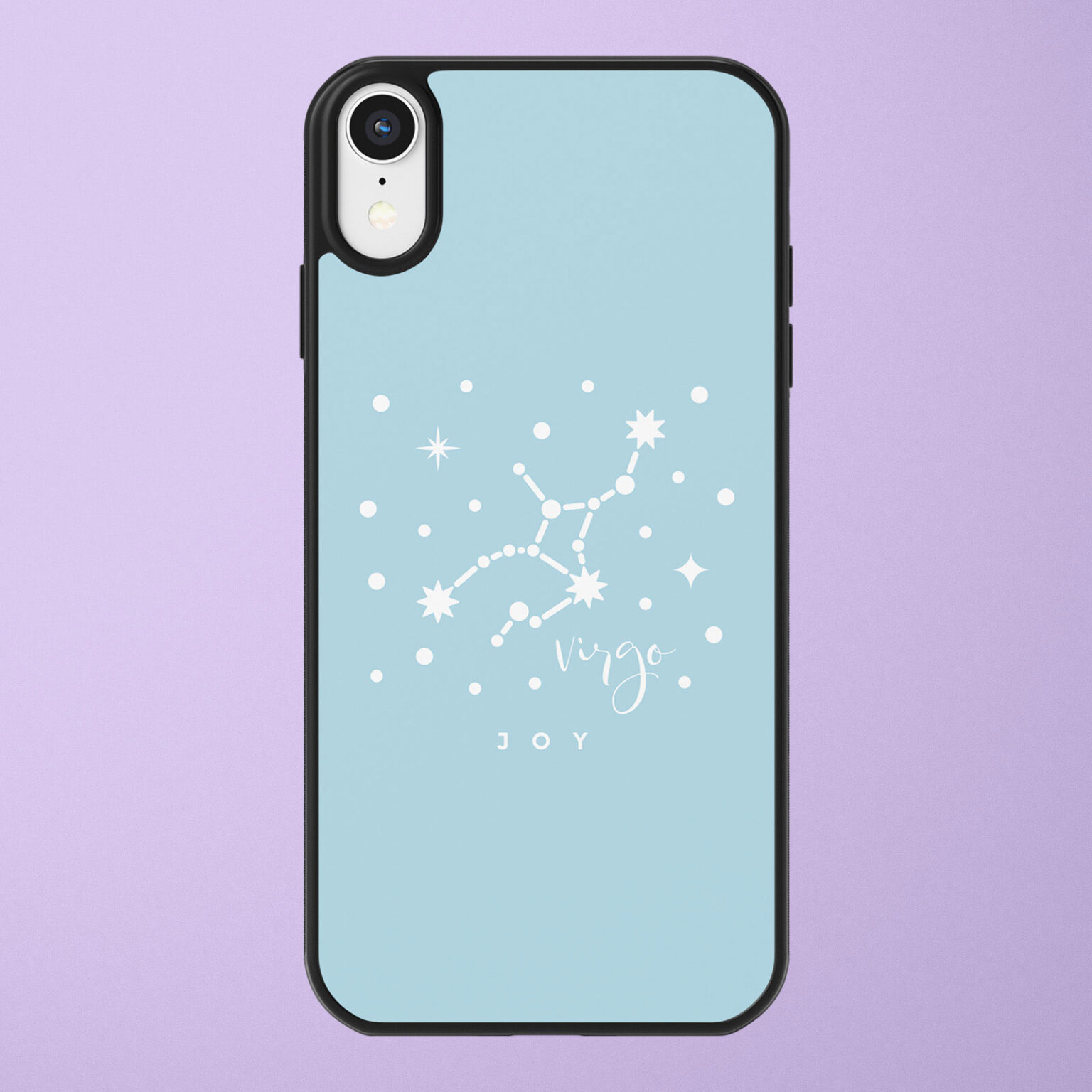 Star Sign Phone Case - Happy Side Up - Phone cases, tote bags, and more