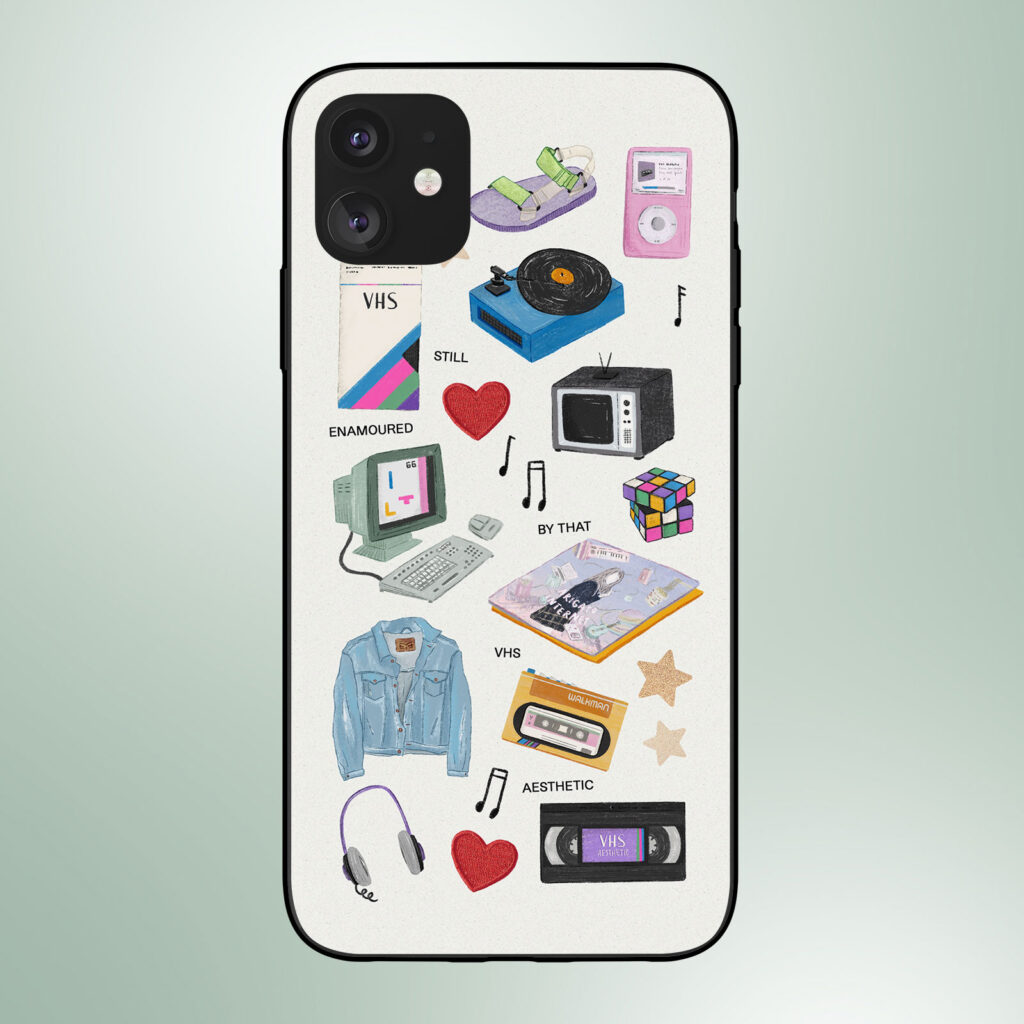 Reese Lansangan - VHS Aesthetic Phone Case - Happy Side Up - Phone ...