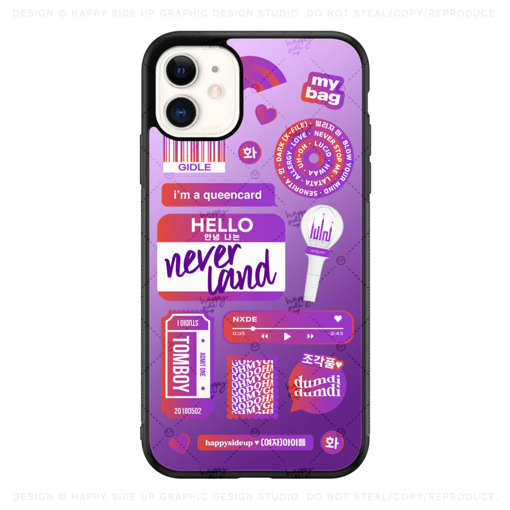 NEVERLAND Fandom Grip - Happy Side Up - Phone cases, tote bags, and more