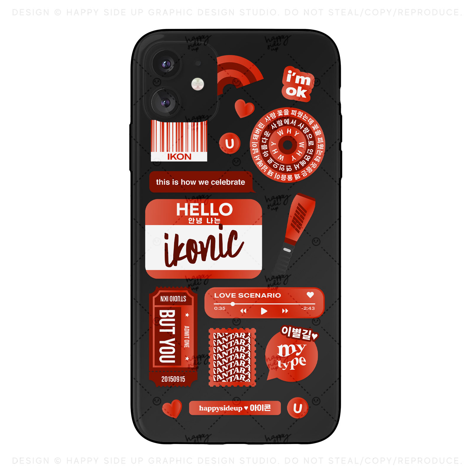 iKonic Fandom Case - Happy Side Up - Phone cases, tote bags, and more
