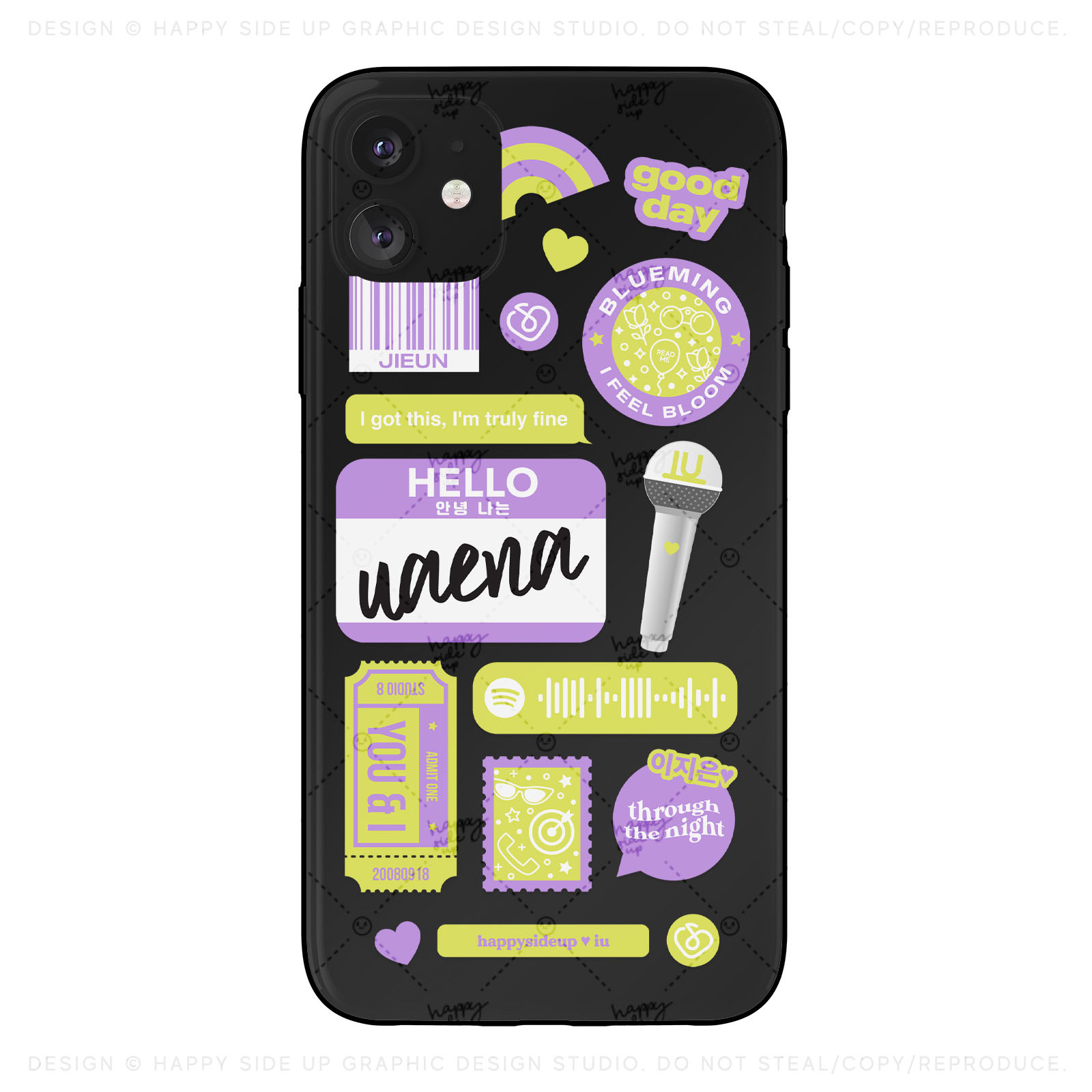 UAENA Fandom Case - Happy Side Up - Phone cases, tote bags, and more