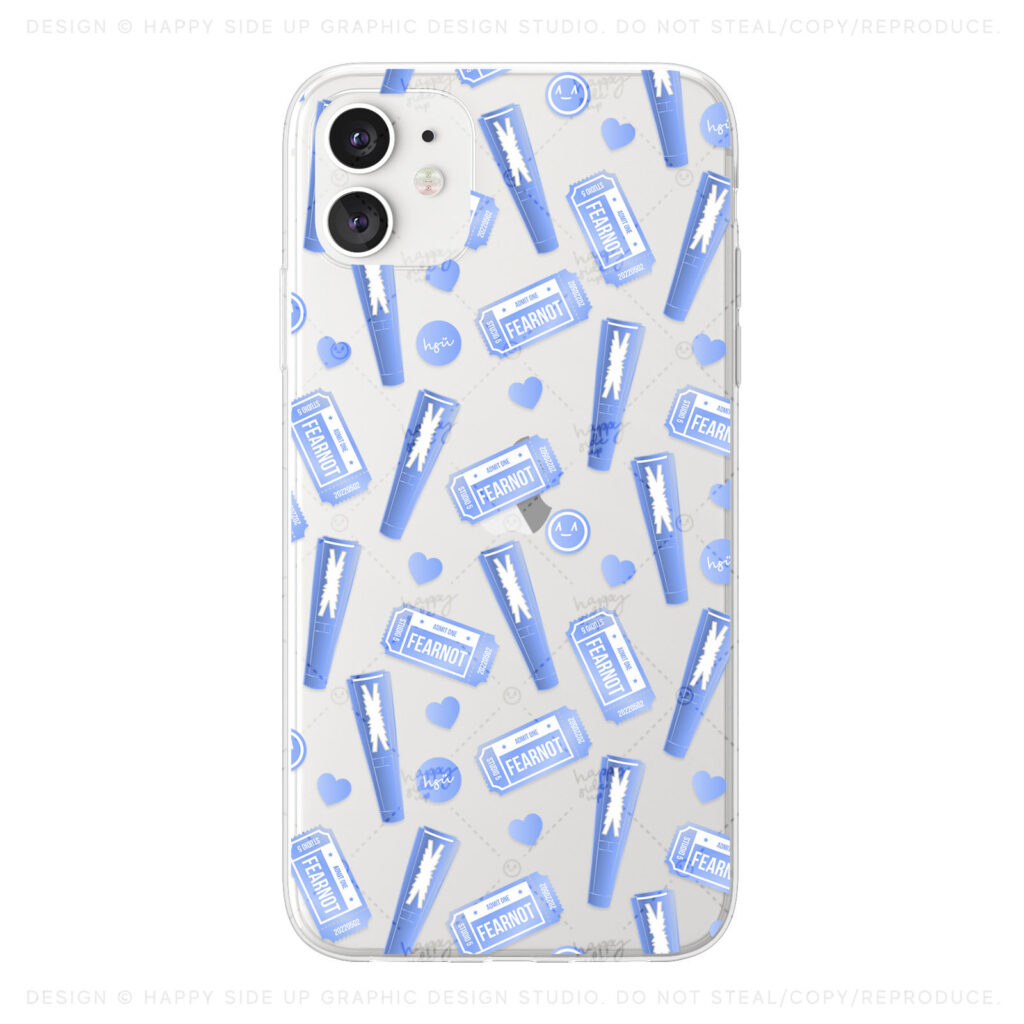 FEARNOT Lightstick Case - Happy Side Up - Phone cases, tote bags, and more
