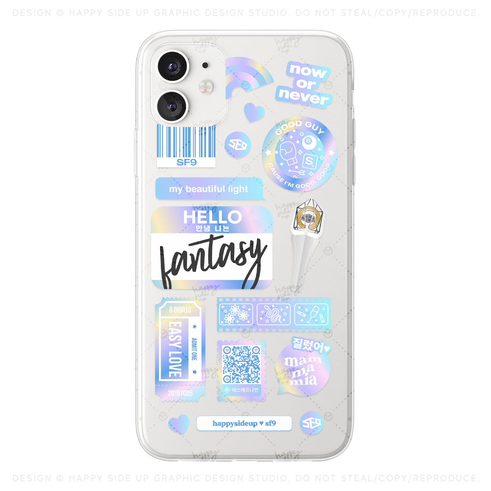 Fantasy Fandom Case - Happy Side Up - Phone cases, tote bags, and more