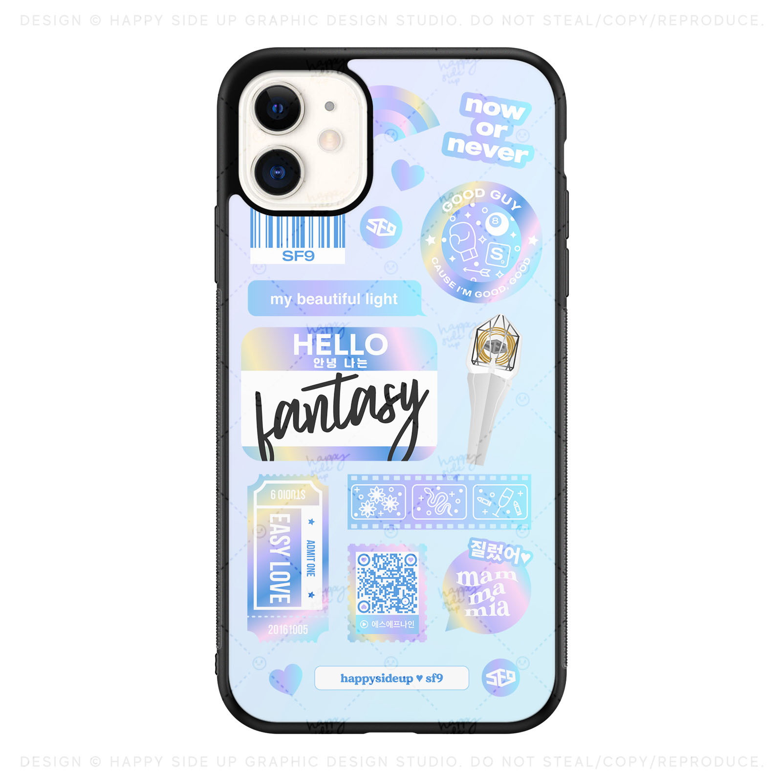 Fantasy Fandom Case - Happy Side Up - Phone cases, tote bags, and more