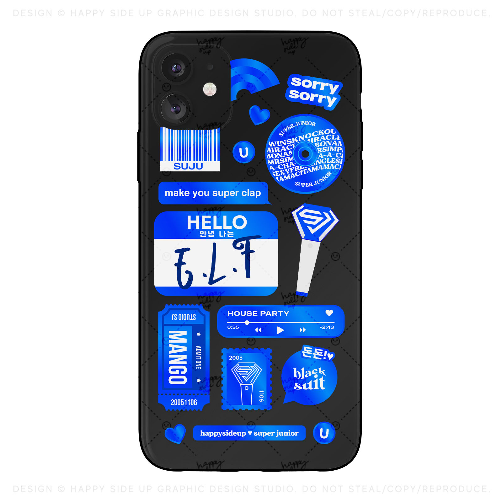 ELF Fandom Case - Happy Side Up - Phone cases, tote bags, and more