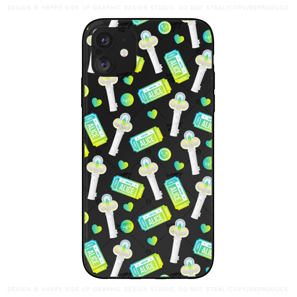 ALICE Lightstick Case - Happy Side Up - Phone cases, tote bags, and more