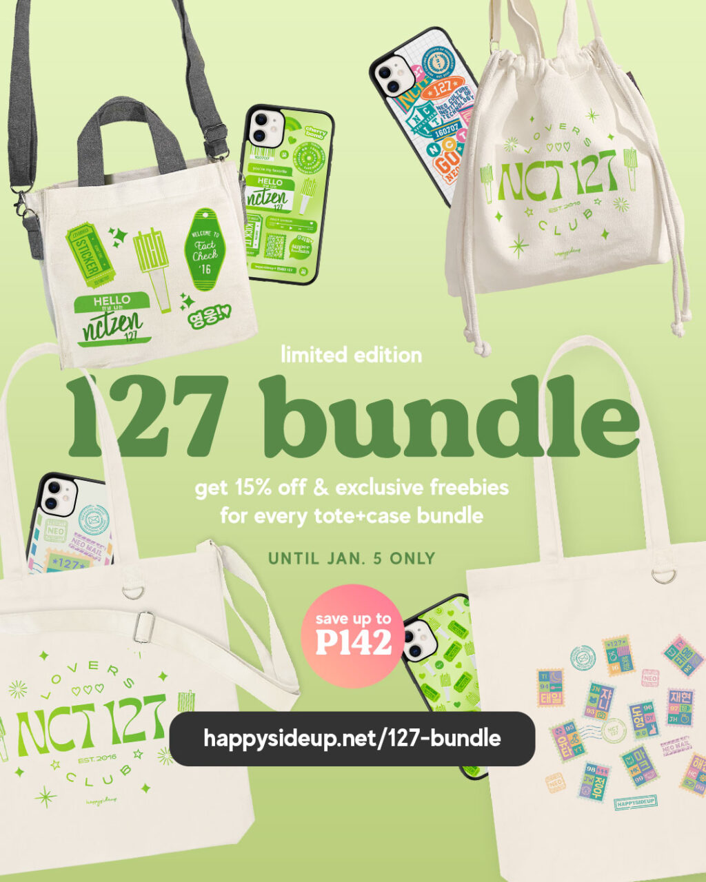 127 Bundle - Limited Edition - Happy Side Up